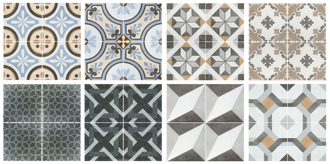A Collection of Patterned Porcelain Outdoor Tiles | Tiles360