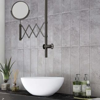 Creek Shell Grey Wall Tile – Tiles360