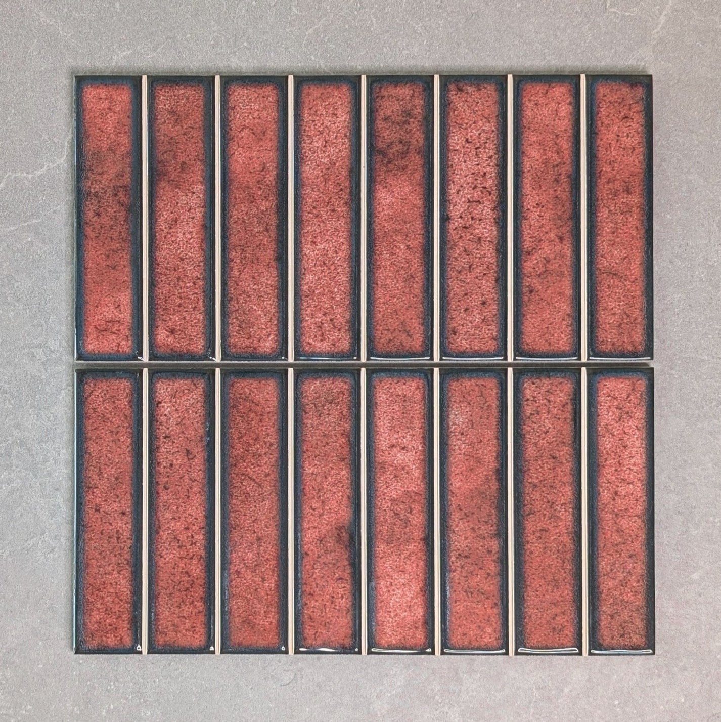 Lotus Red Kit-Kat Ceramic Wall Tile – Tiles360