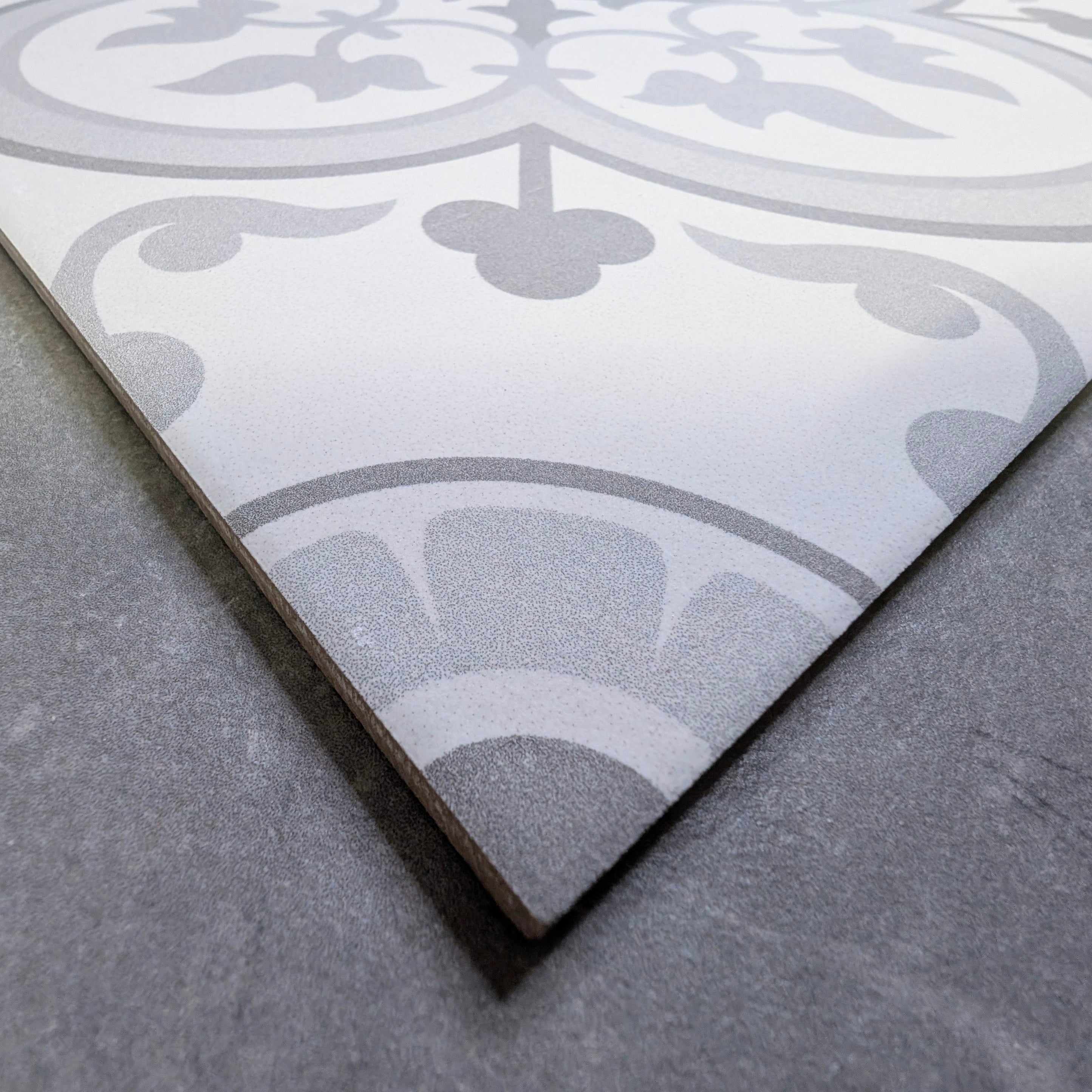 Chichester Grey Victorian Wall and Floor Tile – Tiles360