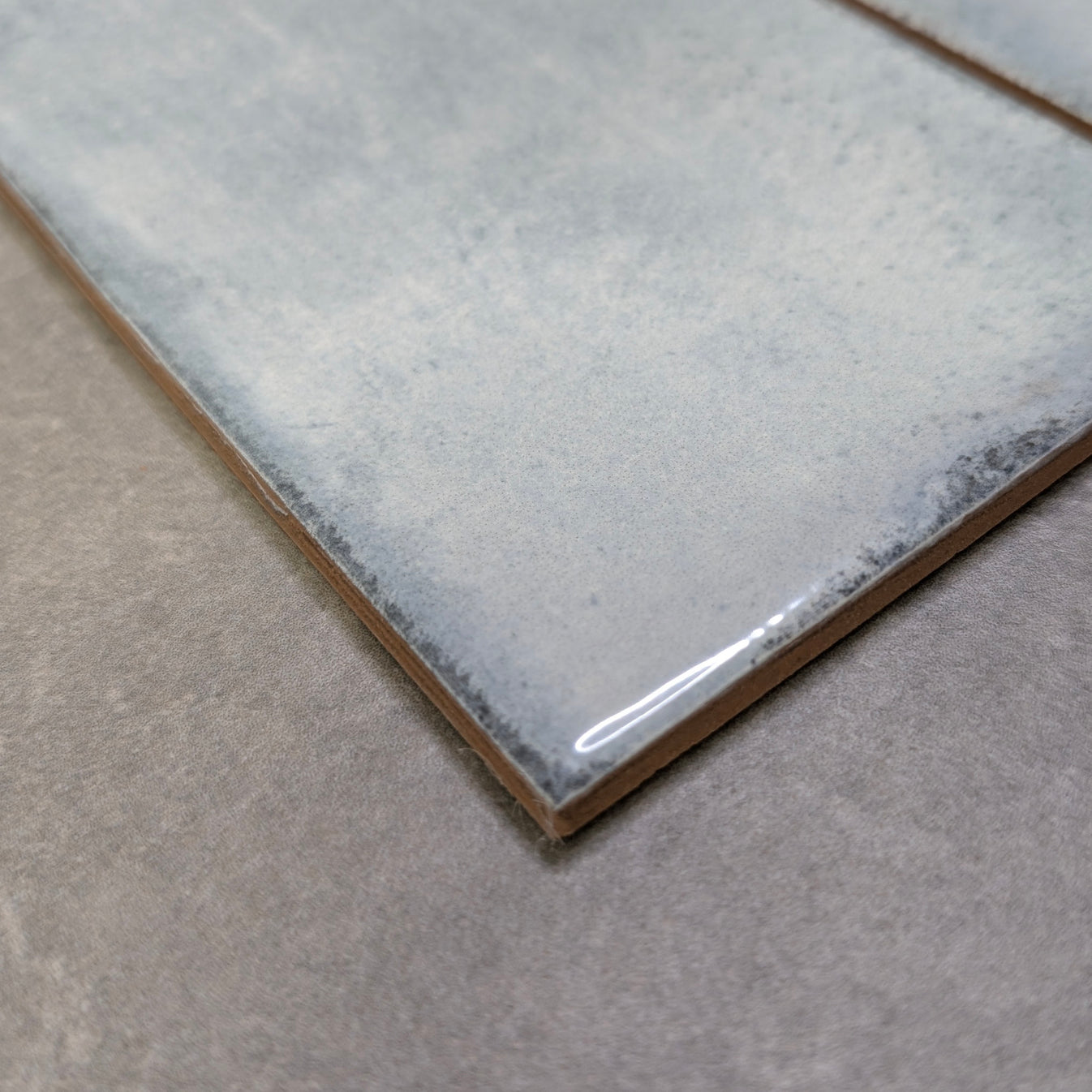 Green/Blue Metro Style Vintage Aged Appeal Brick Shaped Wall Tiles ...