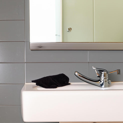 Metro Tiles Flat-Faced Dark Grey Matt - Sonic Range | Tiles360