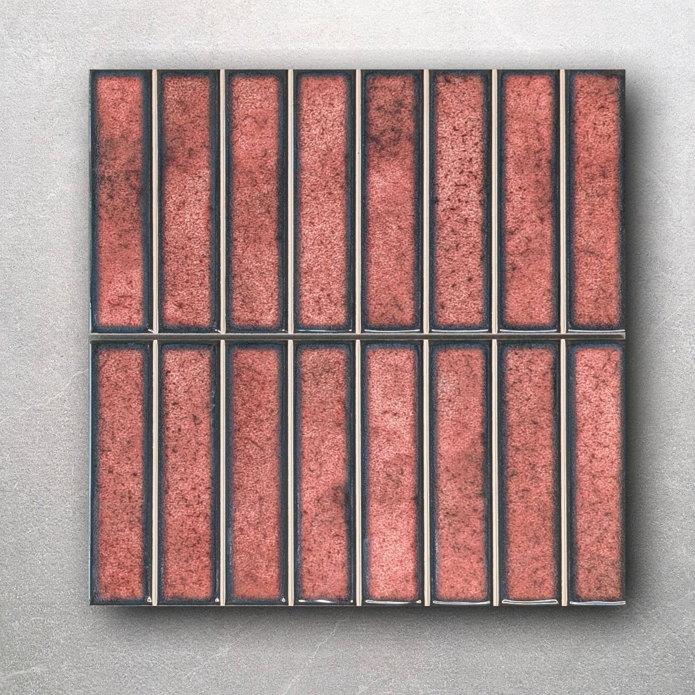Lotus Red Kit-Kat Ceramic Wall Tile – Tiles360