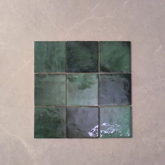 Craft Moss Green Wall Tile – Tiles360