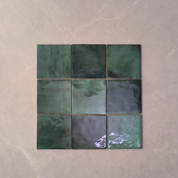 Craft Moss Green Wall Tile – Tiles360