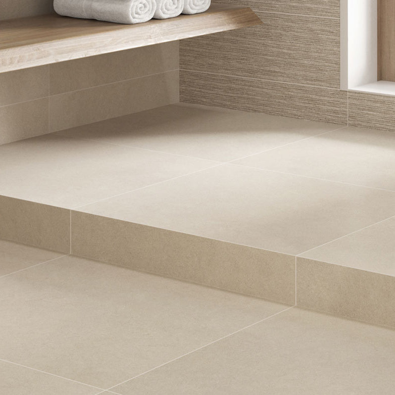Bathroom Floor Tiles Rectified in Almond- Thailand Range |Tiles360
